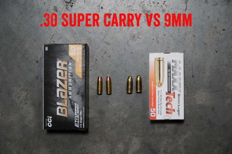 .30 Super Carry vs 9mm: A Comparison | True Shot Ammo