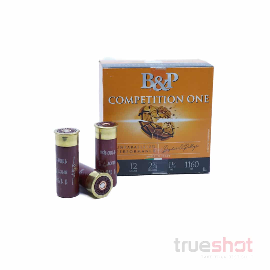 B&P - Competition One - 12 Gauge - #7.5 Shot - 2-3/4'' - 1-1/8 oz. - 1 ...