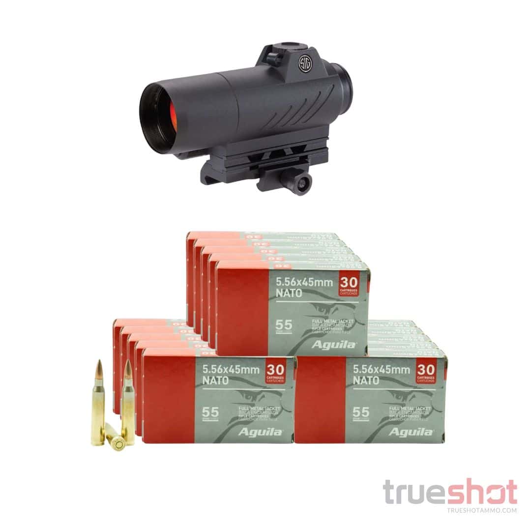 Bundle Deal: Sig Sauer - Romeo7 - Full Size - Red Dot Sight and 300 Ro ...