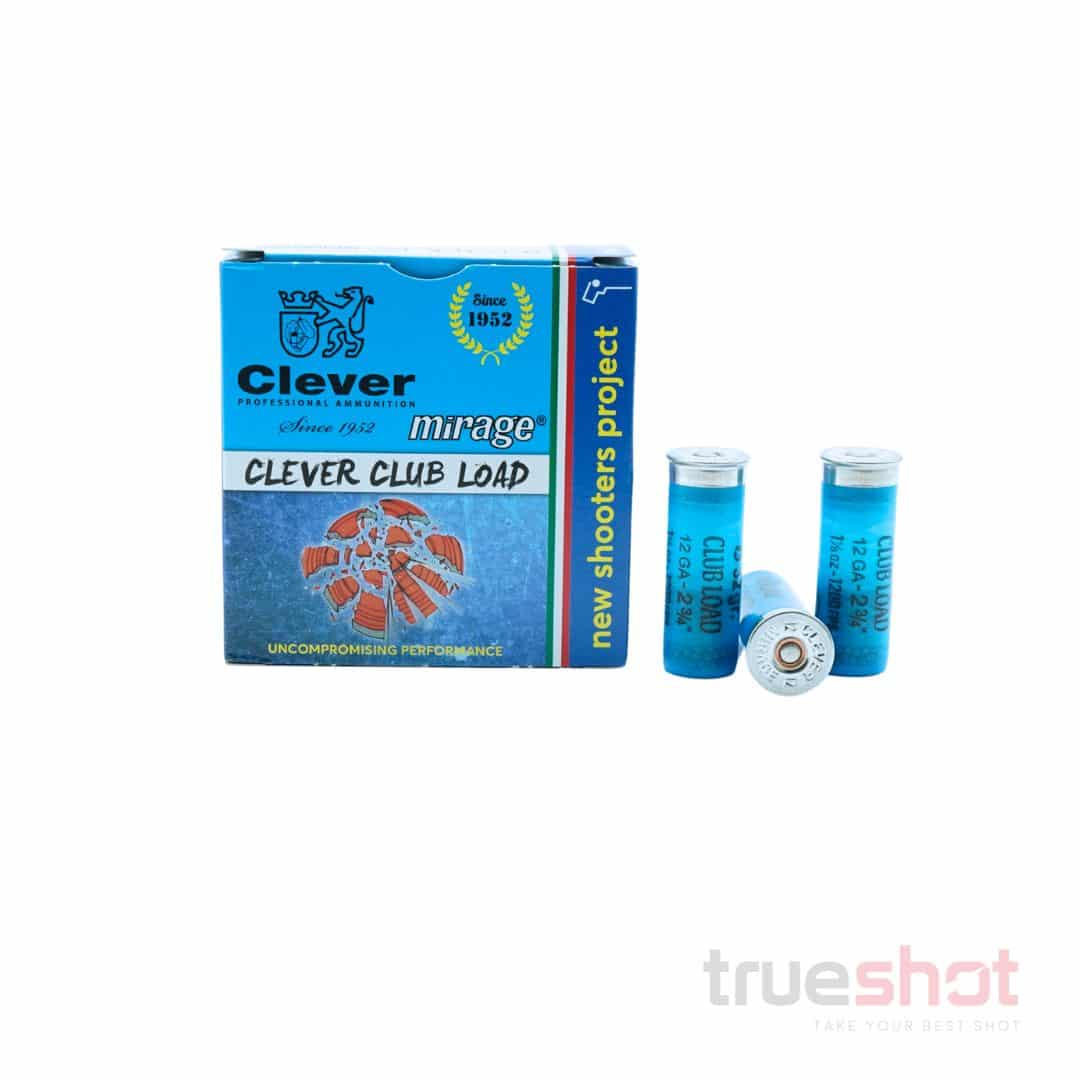 Clever - Club Load - 12 Gauge - #8 Shot - 2.75" - 1-1/8 Oz. - 1200 FPS ...