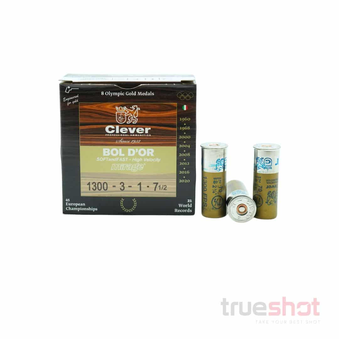 Clever - T4 Mirage Bol D'OR - 12 Gauge - #7.5 Shot - 2-3/4'' - 1 Oz ...