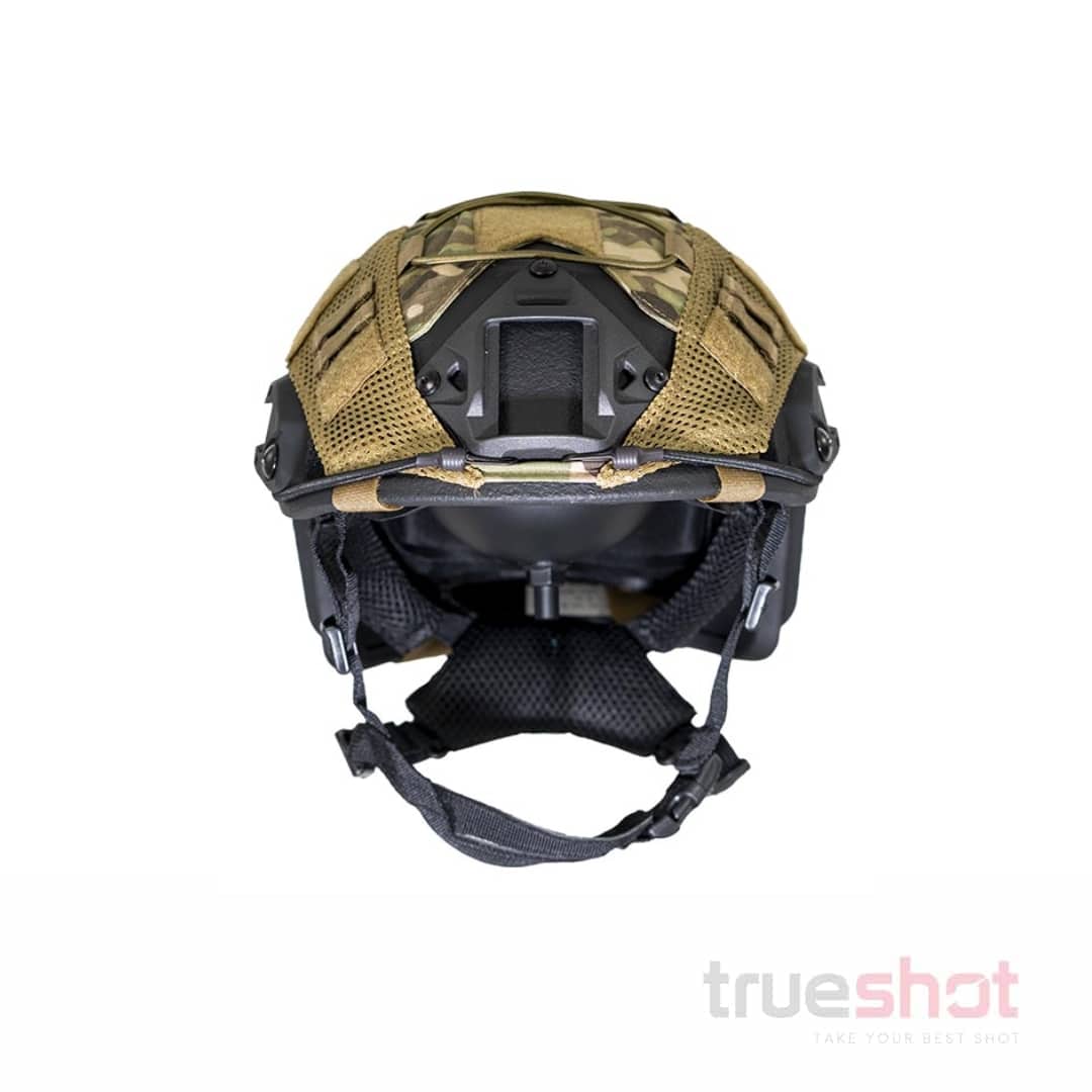 Full Forge Gear - Level 3A Ballistic Helmet - Black with Multi-Cam Cov ...