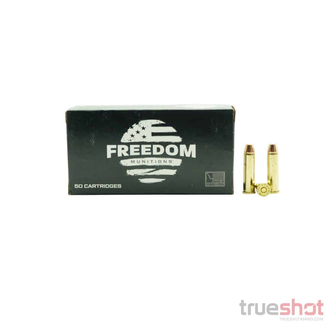 Freedom Munitions - 357 Mag - 158 Grain - FP - 50 Rounds – True Shot Ammo