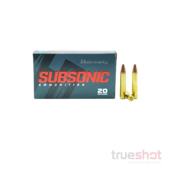 Hornady Subsonic 350 Legend 250 Grain Sub-X Ammo – True Shot Ammo