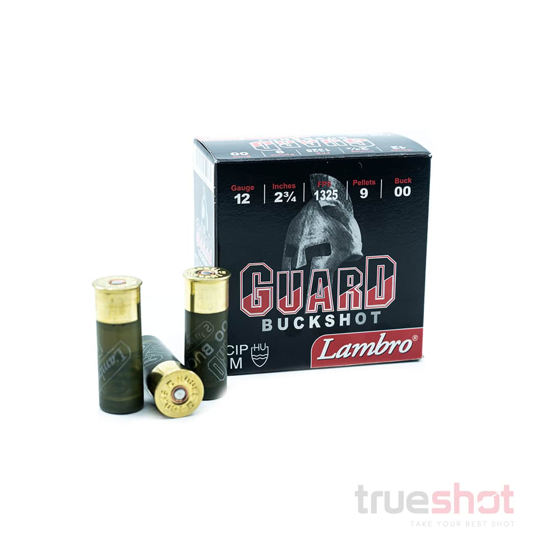 Lambro - Guard - 12 Gauge - #00 Buck Shot - 2.75" - 9 Pellets - 1325 F ...