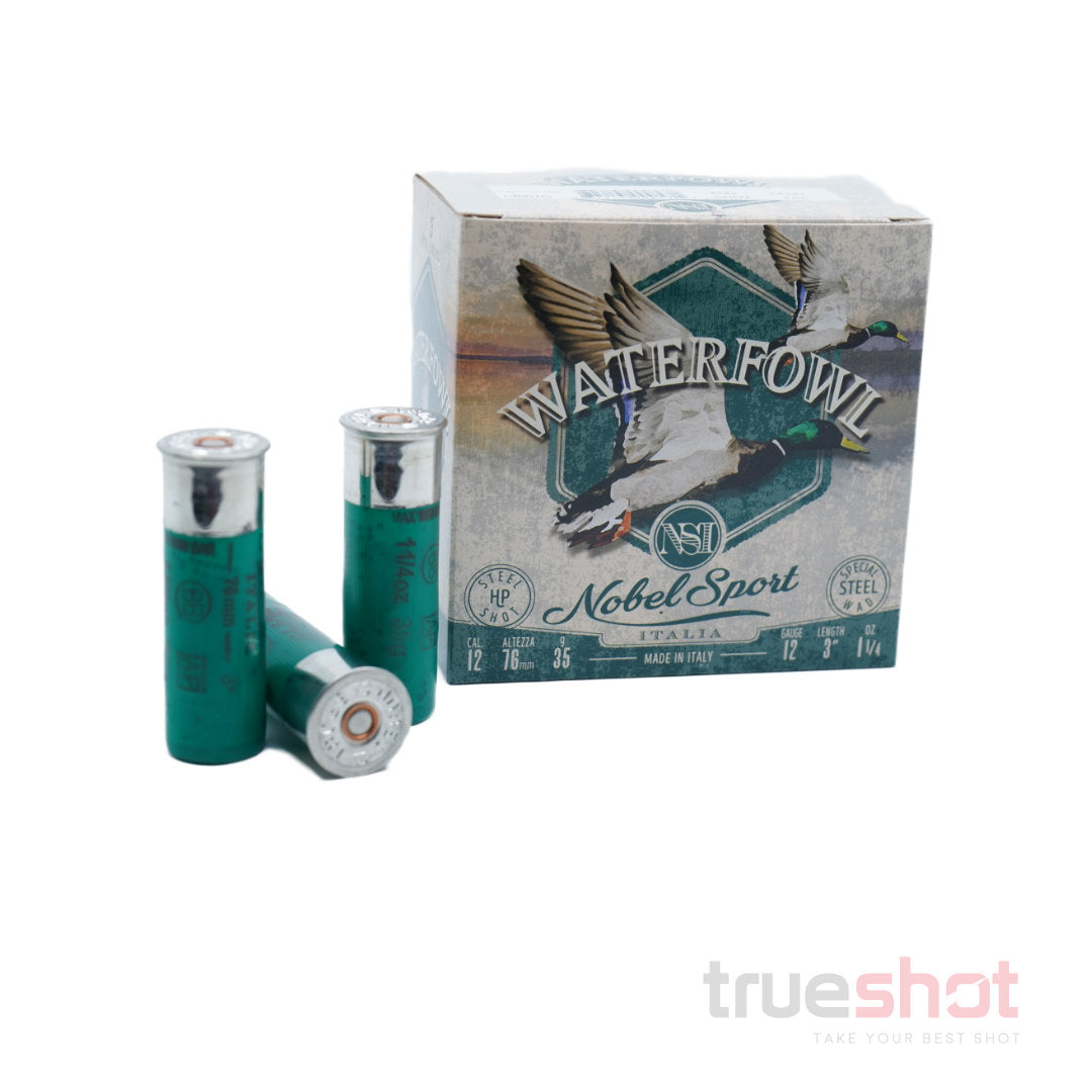 Nobel Sport - Steel Waterfowl - 12 Gauge - #BB Shot - 3" - 1-1/4 oz ...