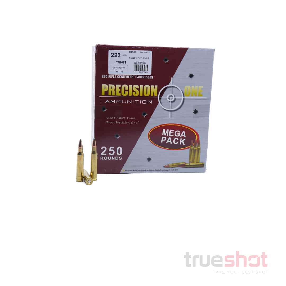 Precision One - 223 Rem - 55 Grain - SP - REMAN - 250 Round Bulk Pack ...