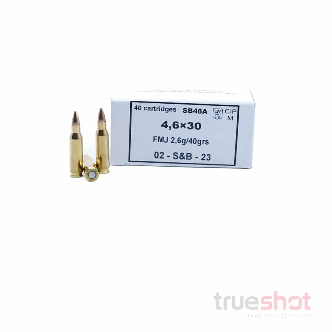 Sellier & Bellot - 4.6x30mm HK - 40 Grain - FMJ – True Shot Ammo