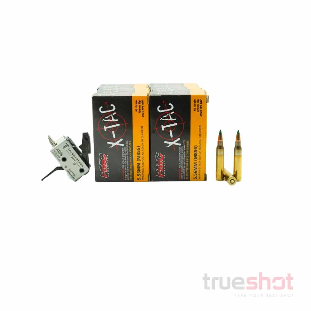 BUNDLE DEAL: TriggerTech Duty Single Stage Flat Drop in AR-15 Trigger ...
