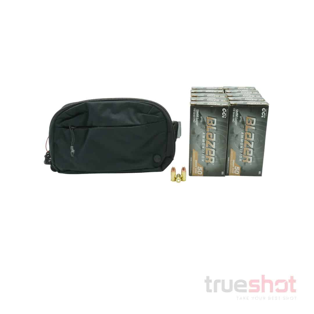BUNDLE DEAL: Black Vertx Everyday Fanny Pack 2.0 and 500 Rounds of Amm ...