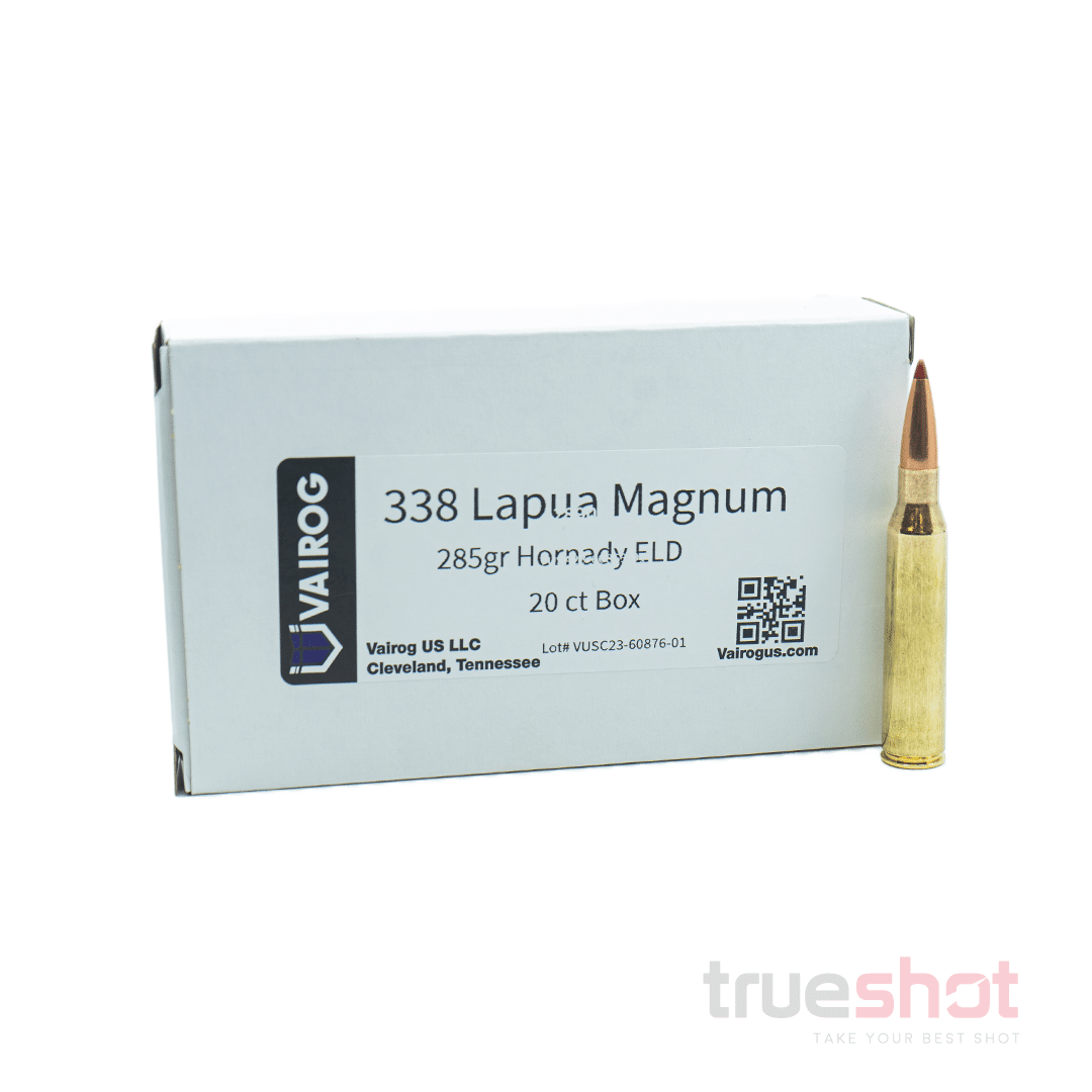 Vairog - 338 Lapua Mag - 338 Lapua - 285 Grain - ELD-X – True Shot Ammo