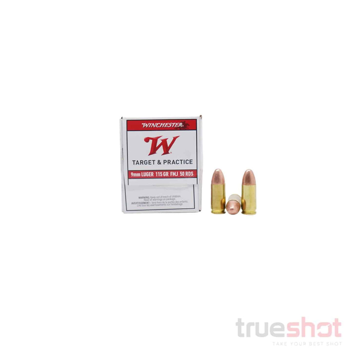 Winchester - Target & Practice - 9mm - 115 Grain - FMJ – True Shot Ammo